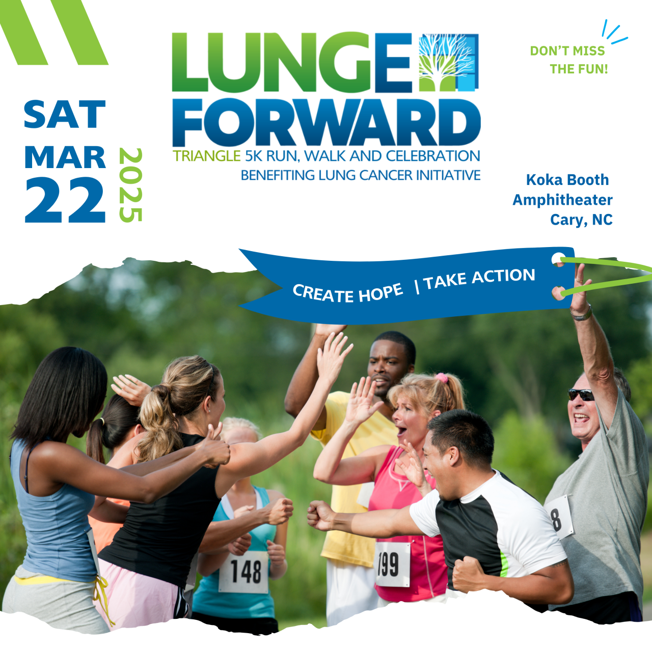 Triangle LUNGe Forward 5K Run, Walk & Celebration | Lung Cancer Initiative